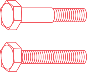 Noix contre. boulons: leurs types et leurs différences