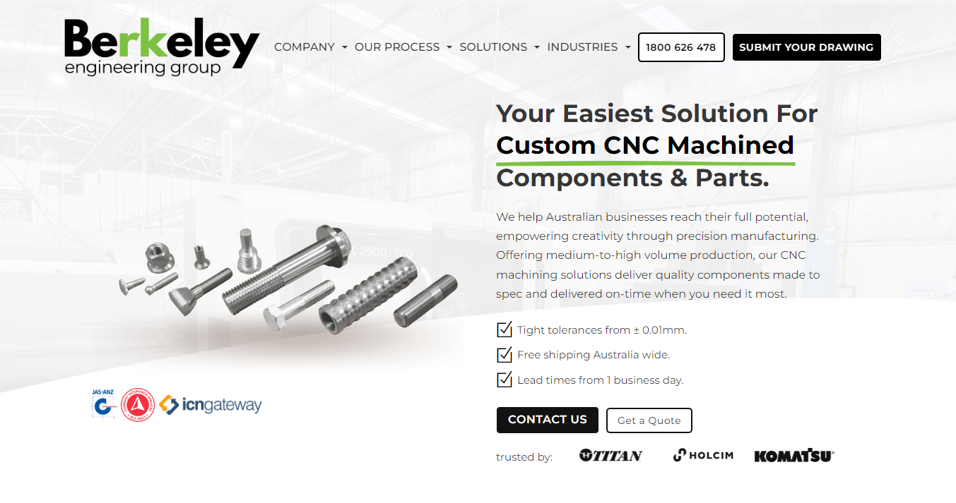 Top 10 CNC Machining Companies in Australia